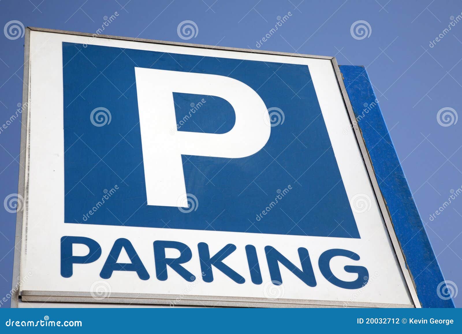 Parking Sign stock photo. Image of blue, traffic, sign - 20032712
