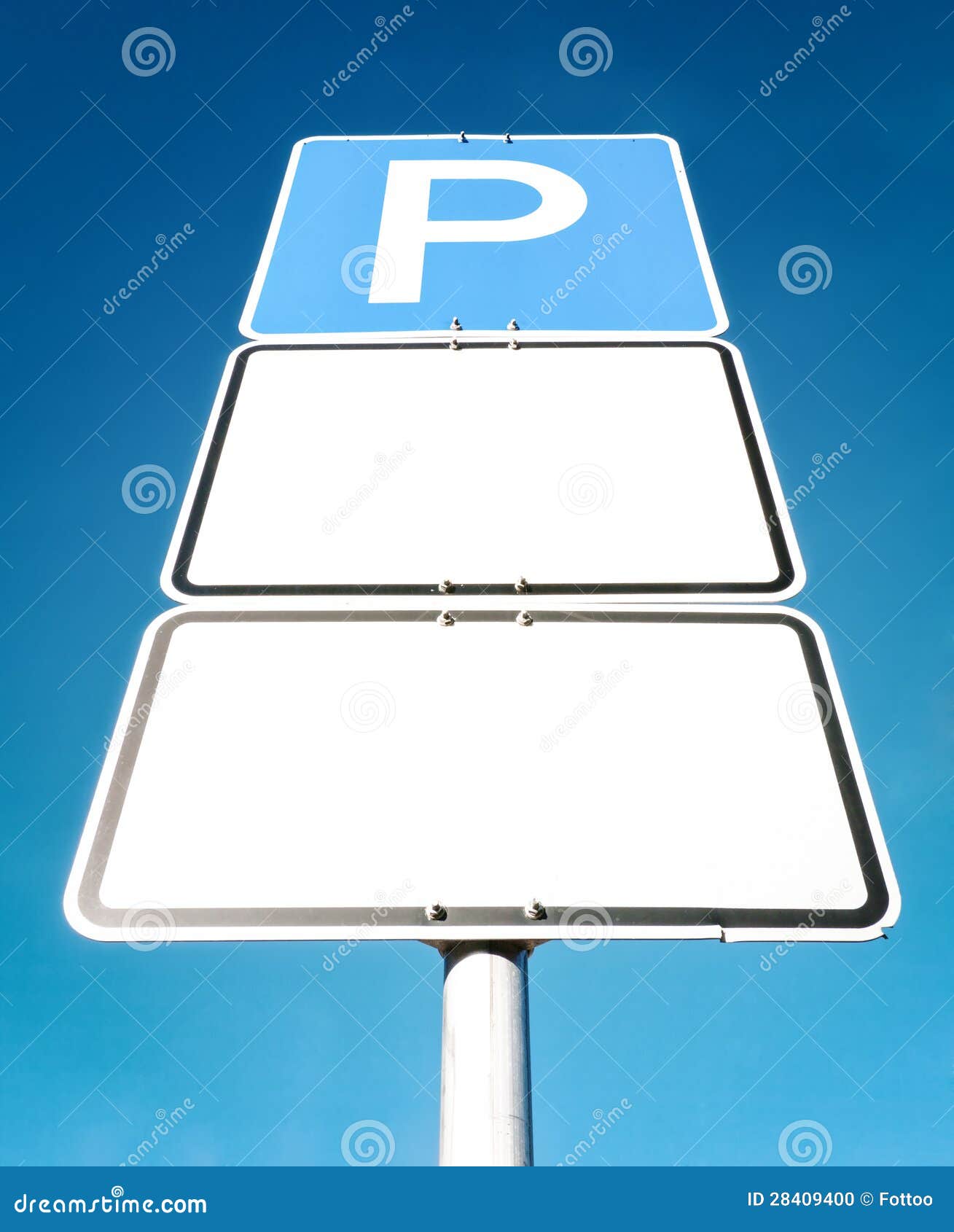 Parking sign stock photo. Image of color, sign, outdoors - 28409400