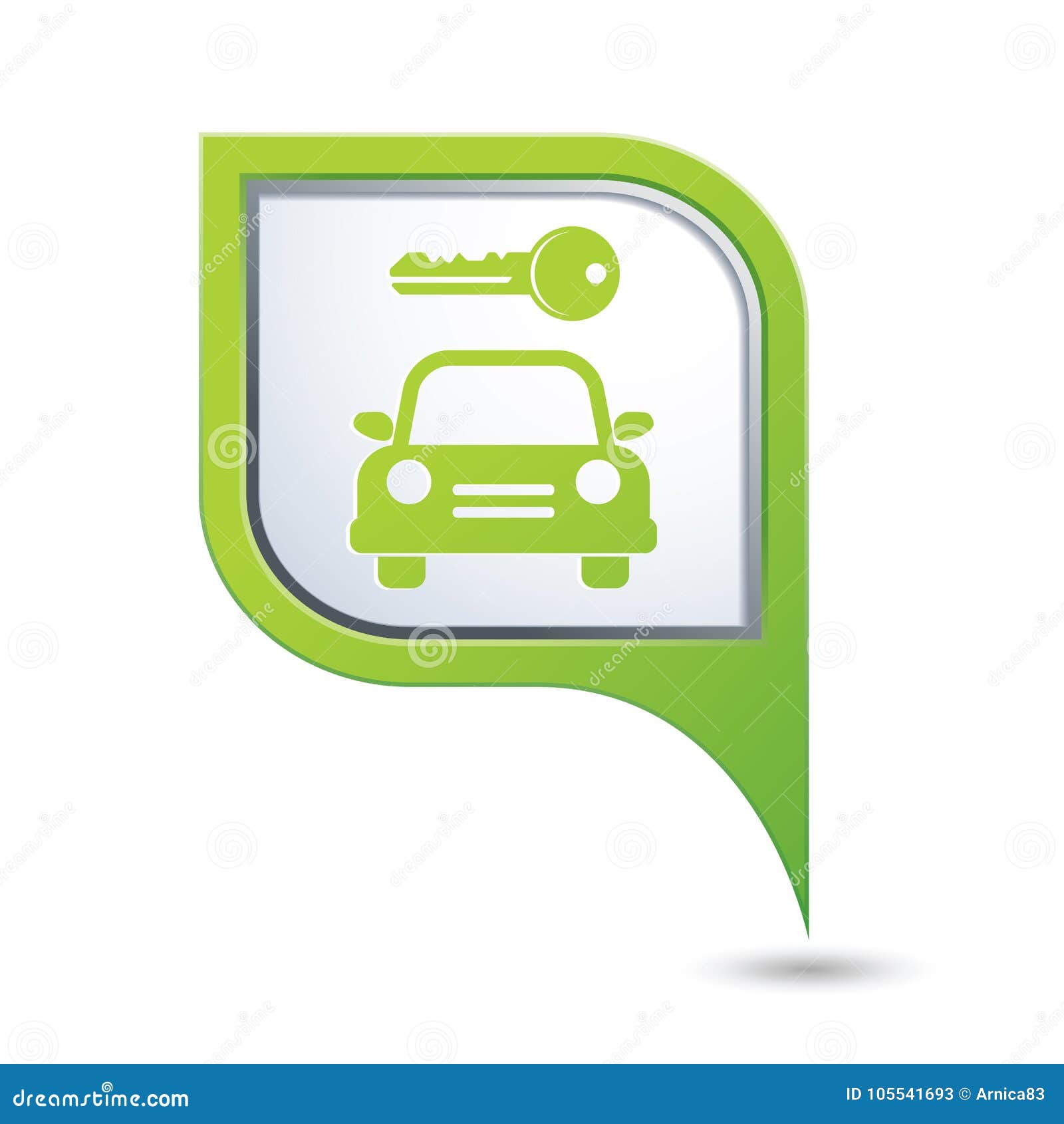 Parking Sign on the Map Pointer Stock Vector - Illustration of defense ...