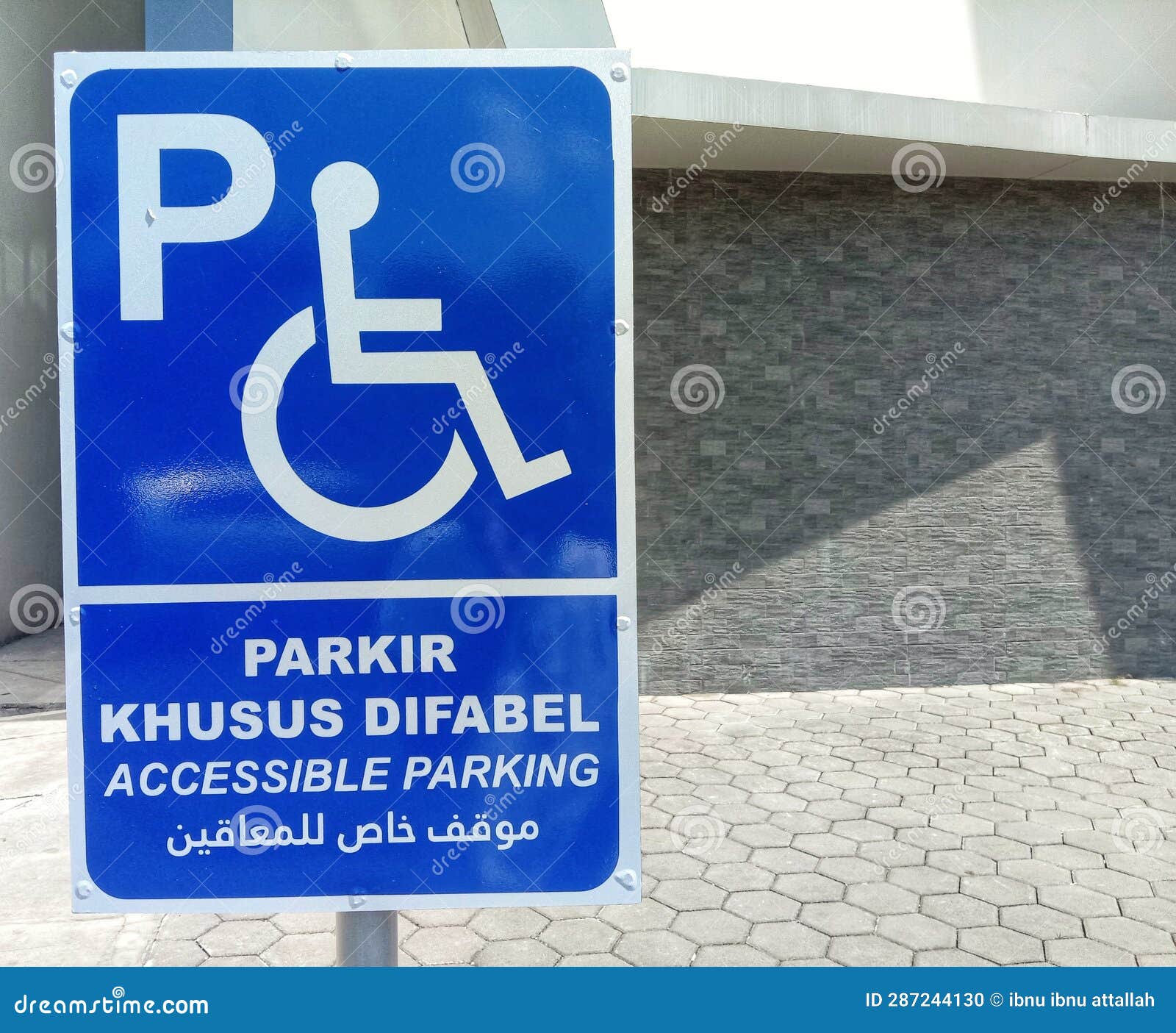 Parking Signs for Persons with Disabilities Stock Photo - Image of sign ...