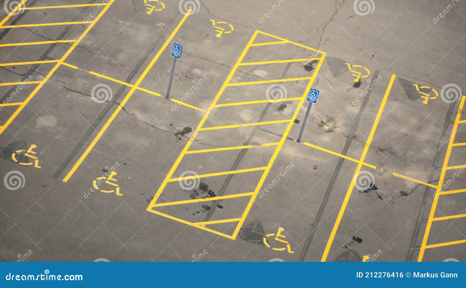 Parking Space for Disabled People Stock Photo - Image of high ...