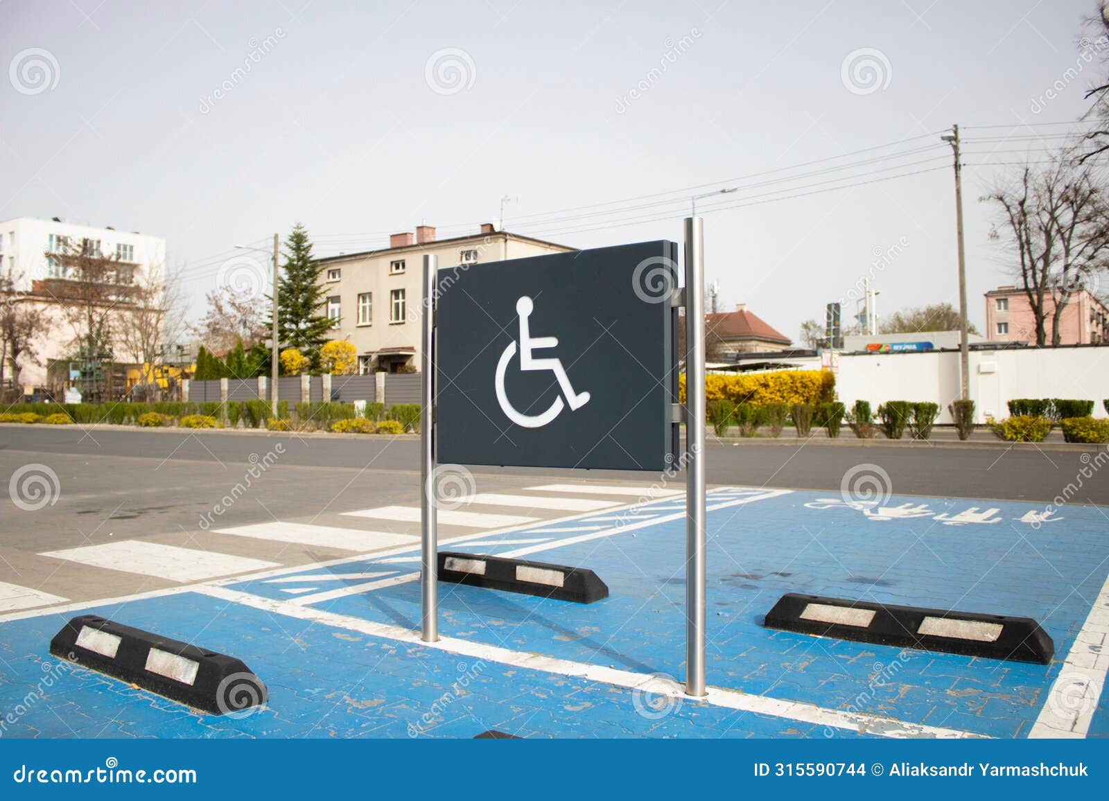 Parking Space in the Parking Lot for the Disabled Stock Photo - Image ... Parking Space in the Parking Lot for the Disabled Stock Photo - Image ...