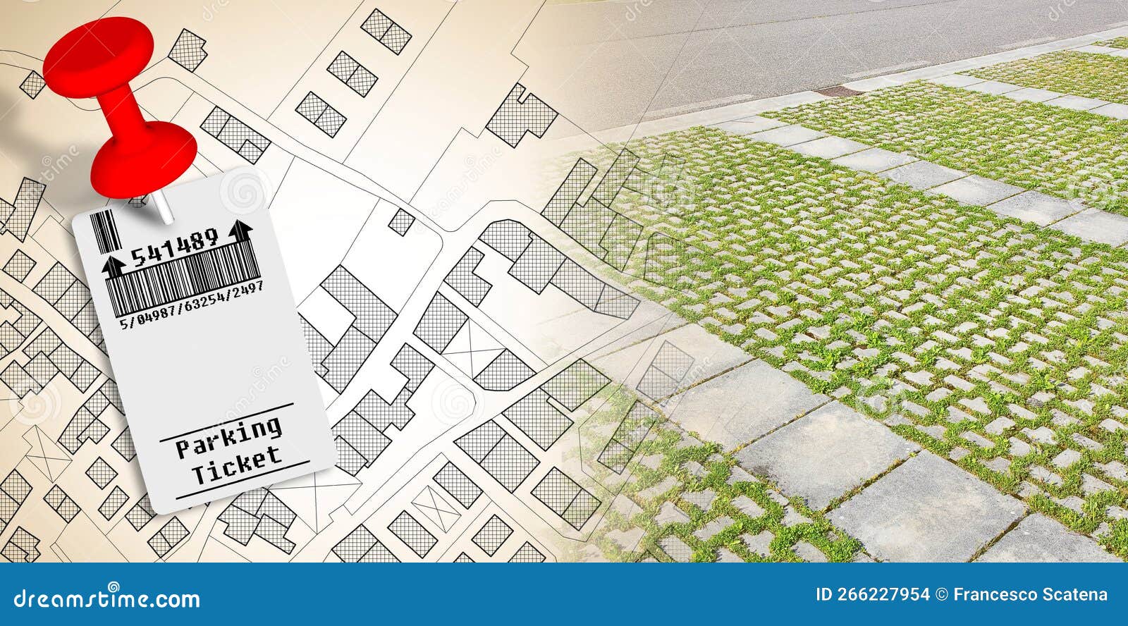 Parking in the Streets of Our Cities - Concept with an Imaginary City ...