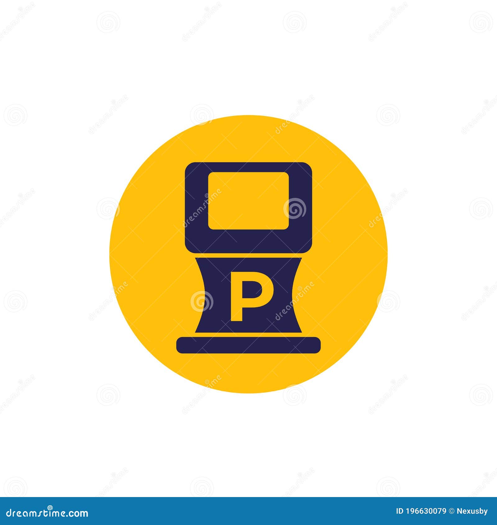Parking Ticket Machine Icon, Vector Stock Vector - Illustration of ...