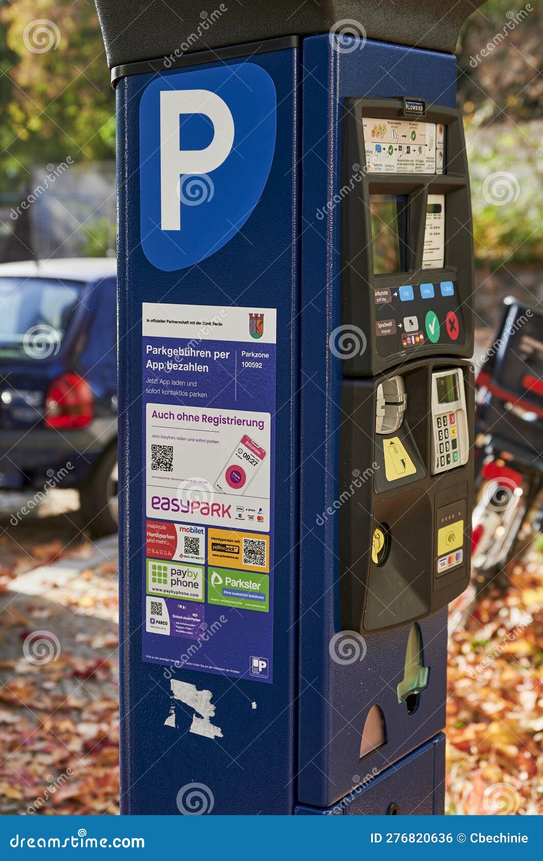 Parking Ticket Machine To Pay for a Temporary Parking Space Editorial ...