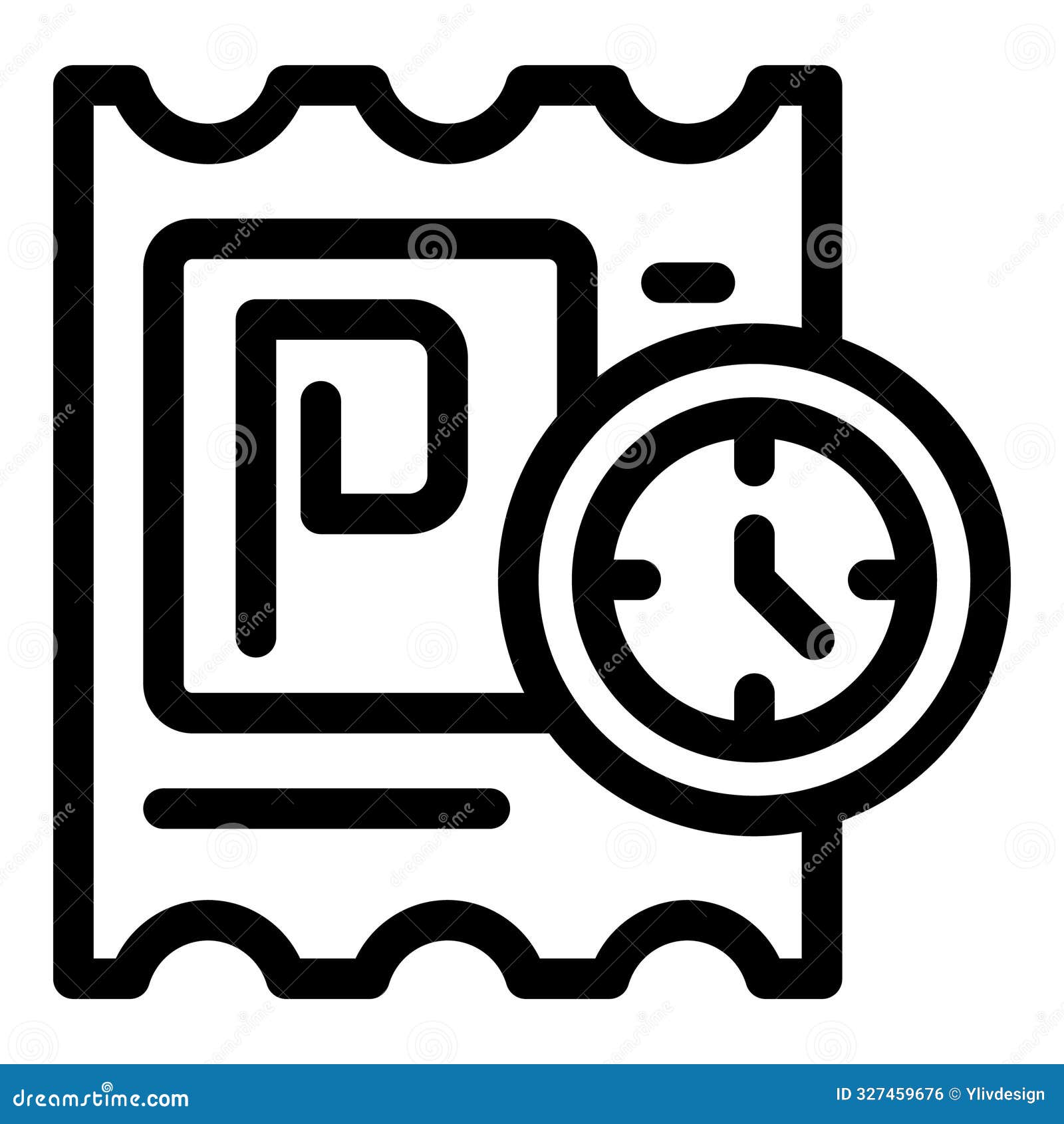 Time Limit Line Icon Concept. Time Limit Vector Linear Illustration ...