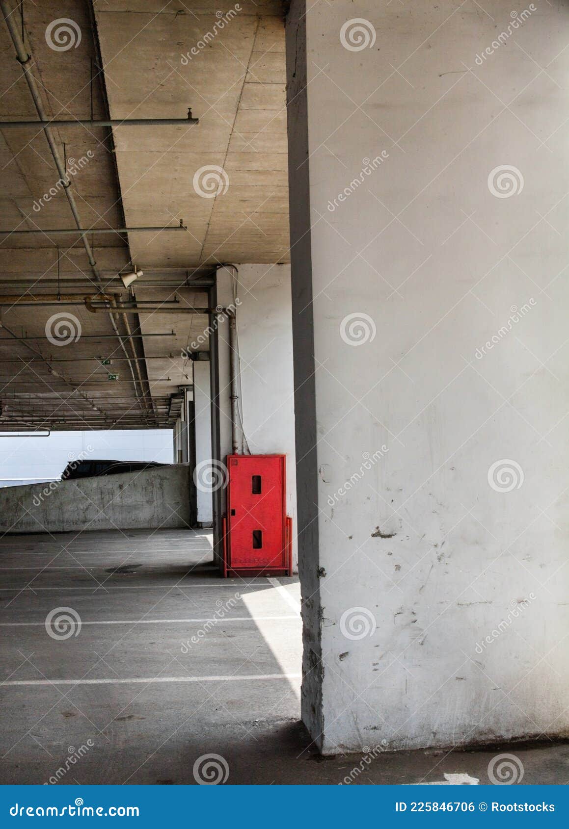 Parking under the building stock photo. Image of parking - 225846706