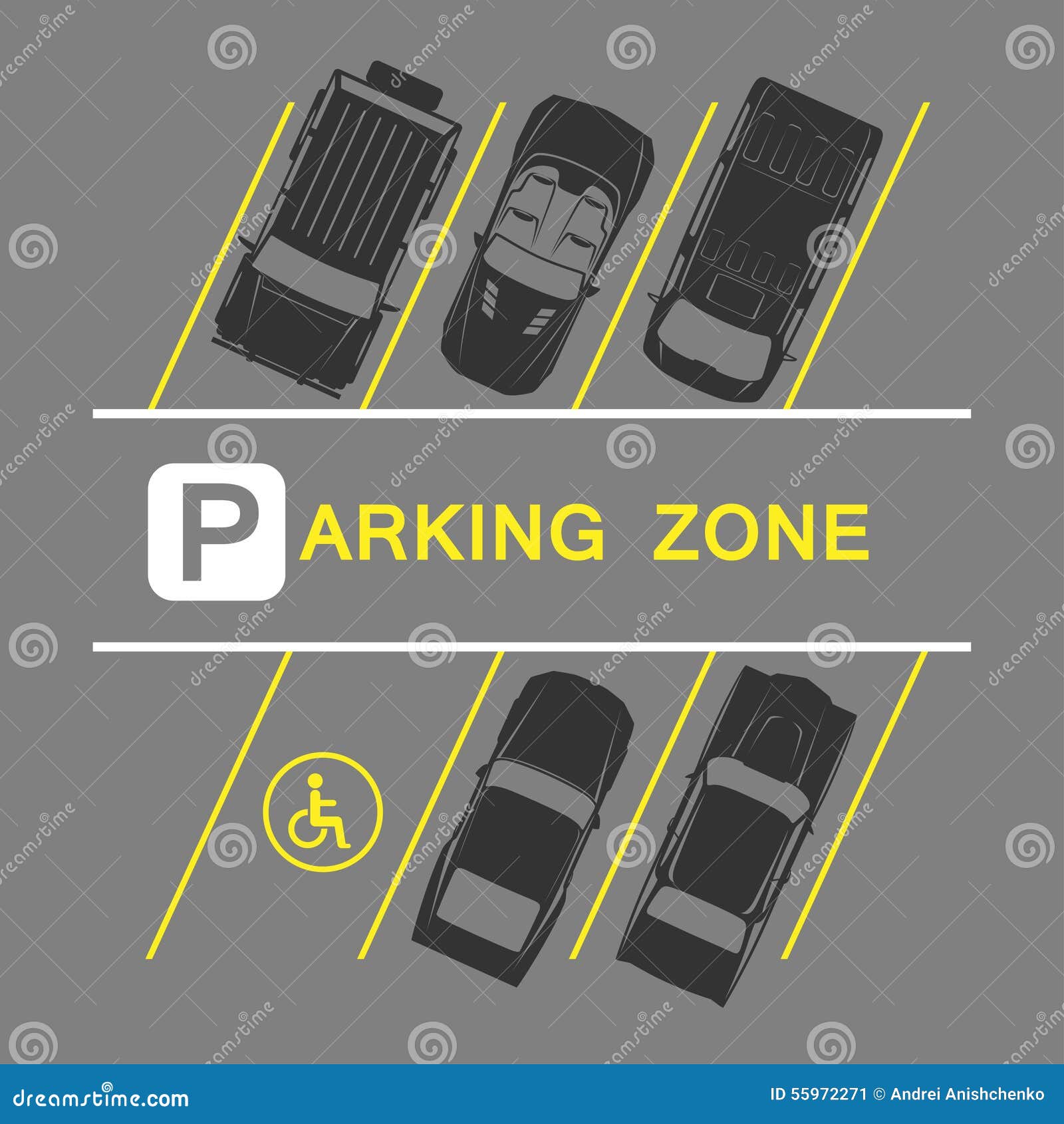 Parking zone stock vector. Illustration of efficient - 55972271