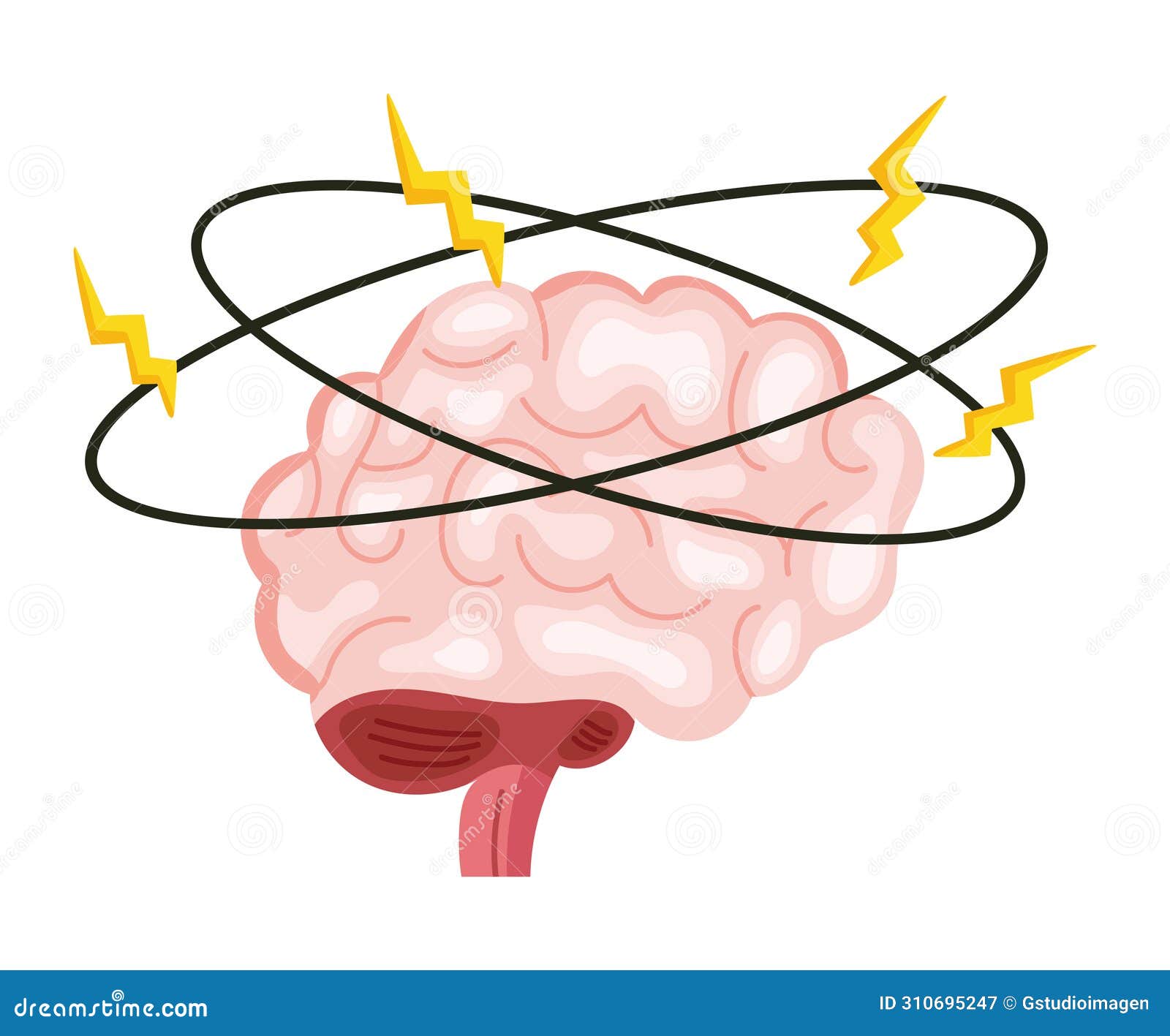 Brain Problem, Mental Health And Psychology, Tiny Patient And Doctor In ...
