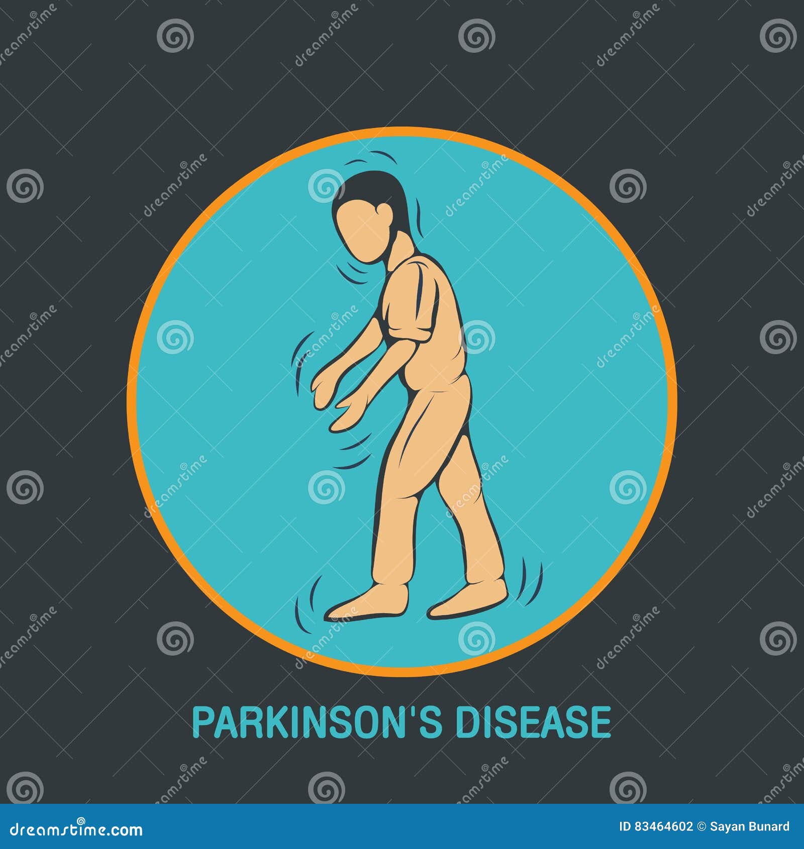 PARKINSON`S DISEASE Vector Logo Icon Design Stock Vector - Illustration ...