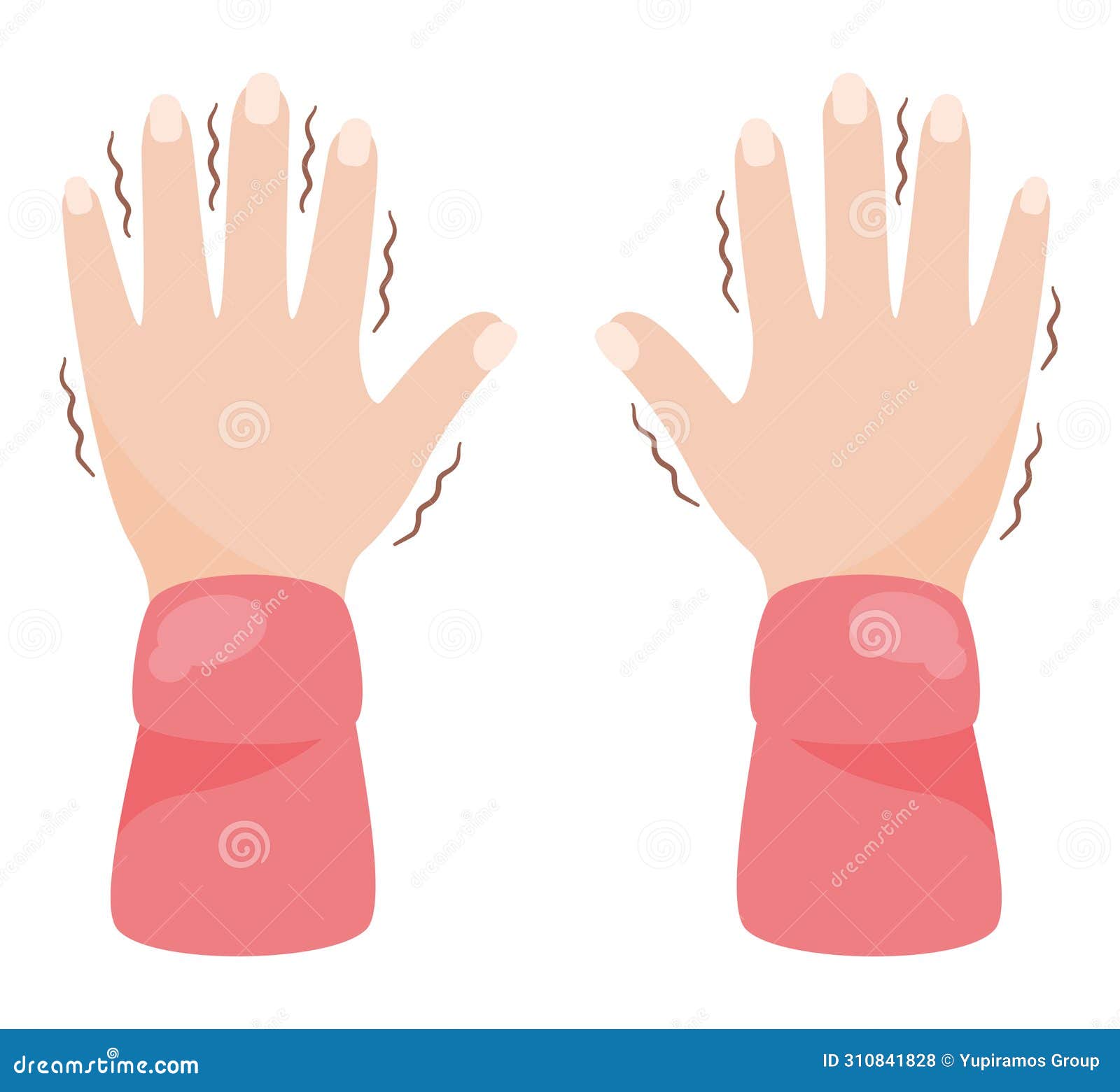 Parkinson Tremor Hands Royalty-Free Cartoon | CartoonDealer.com #311587049