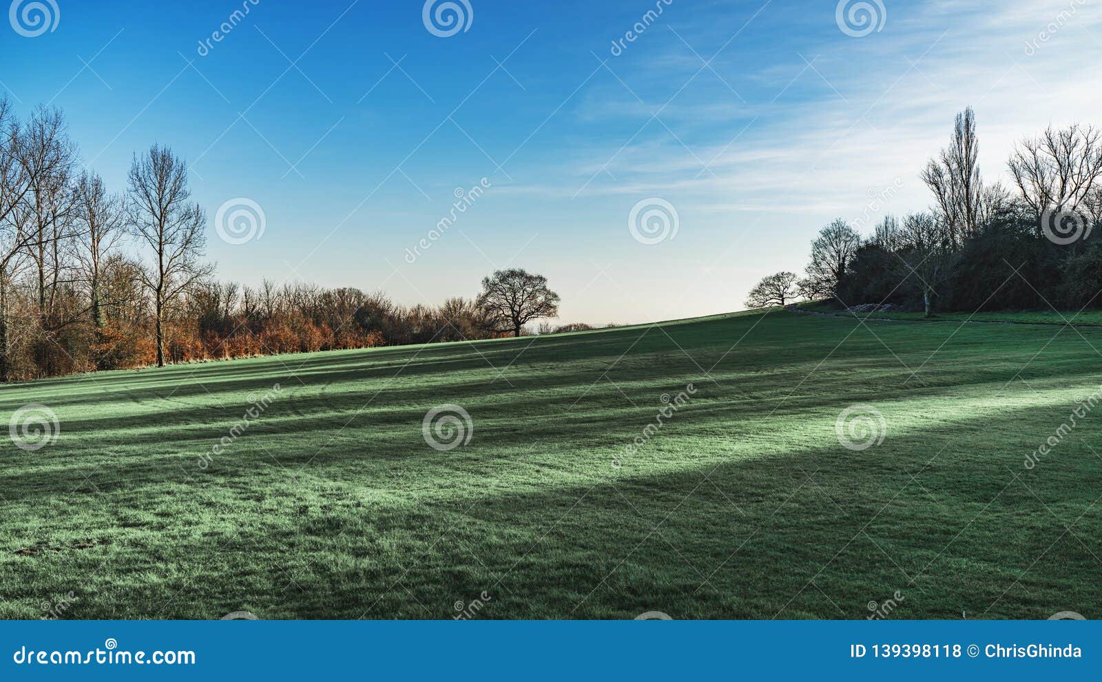 Parkland stock photo. Image of woodland, sunny, silent - 139398118