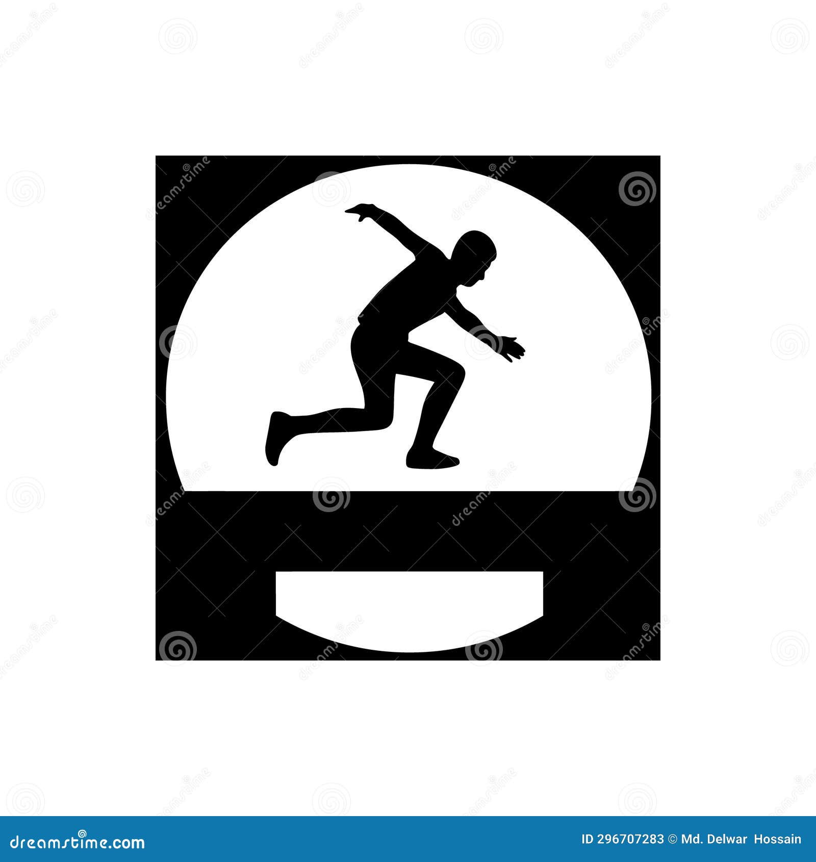 Parkour Icon stock vector. Illustration of freerunning - 296707283