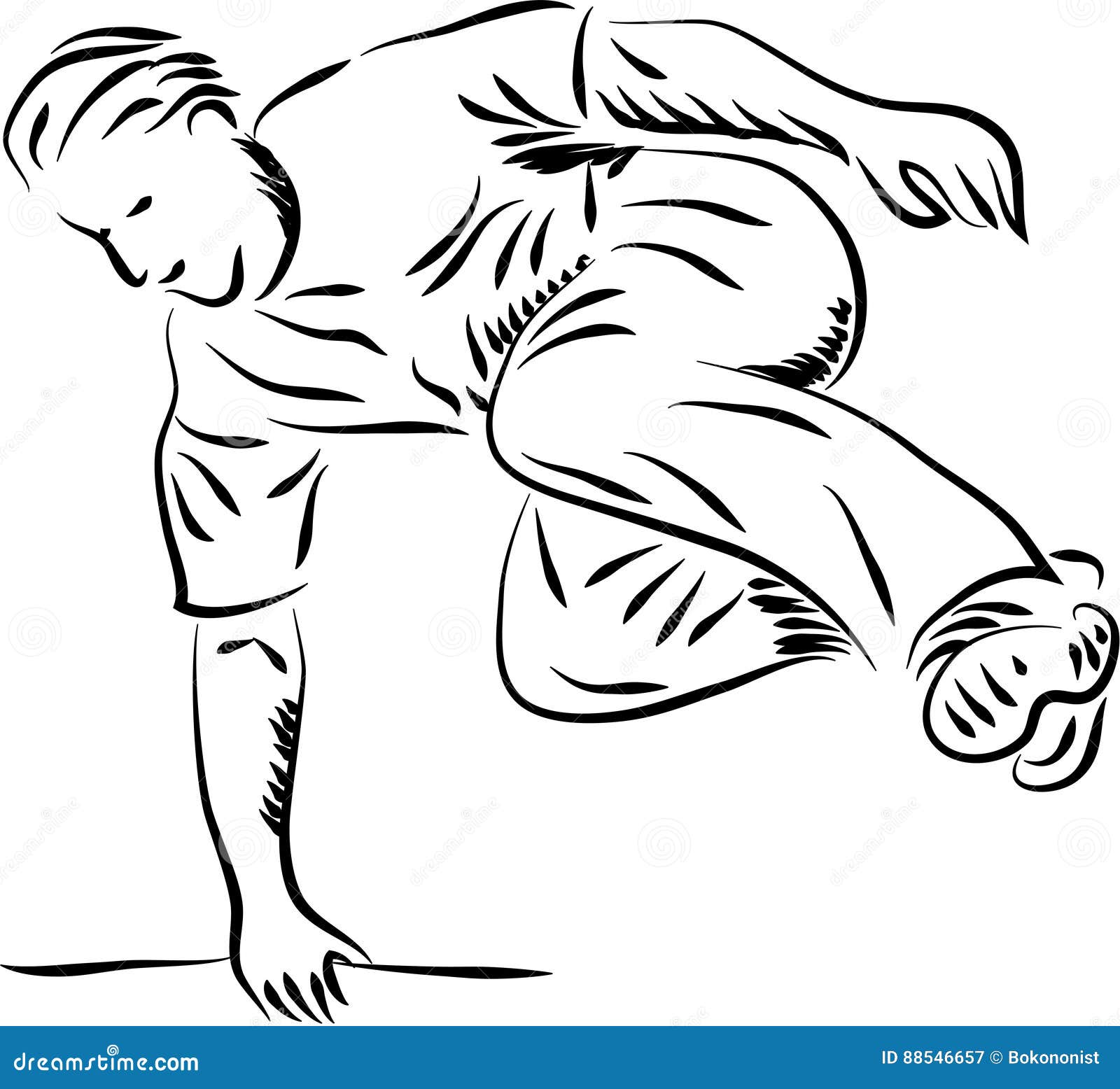 Parkour stock vector. Illustration of parkour, vitality - 88546657