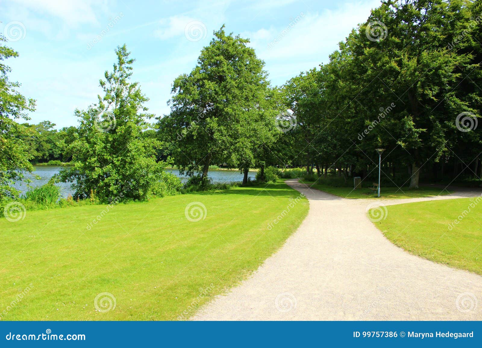 Parks and lakes of Denmark stock photo. Image of view - 99757386