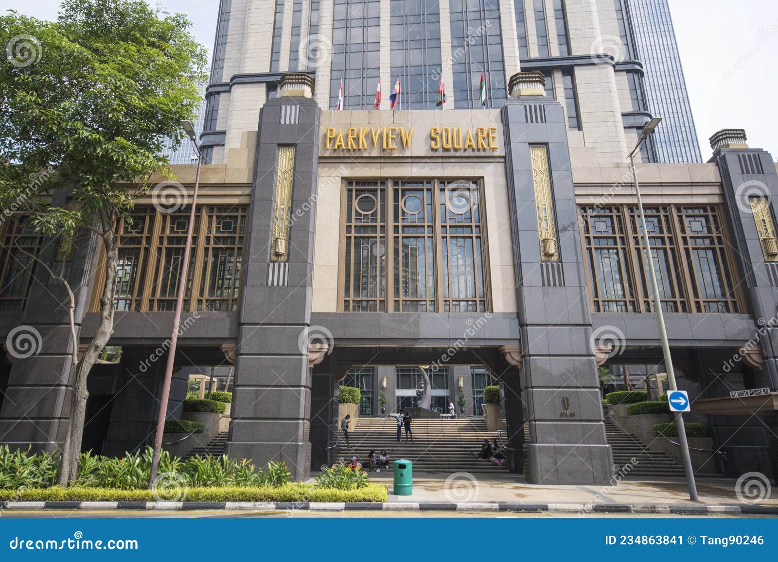 Parkview Square Located in Bugis, Singapore Editorial Photo - Image of ...