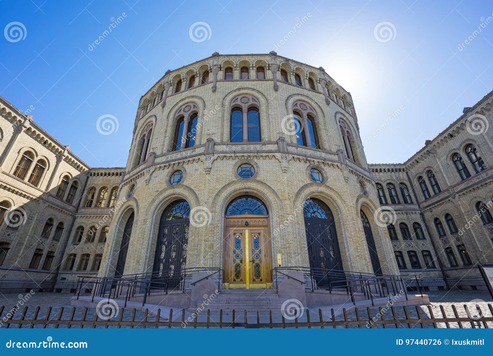Parlament Av Norge Stortinget I Den Oslo Staden, Norge Arkivfoto - Bild ...