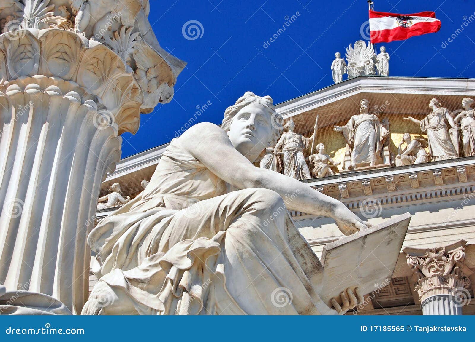 Parlamento Austriaco a Vienna Immagine Stock - Immagine di austriaco ...