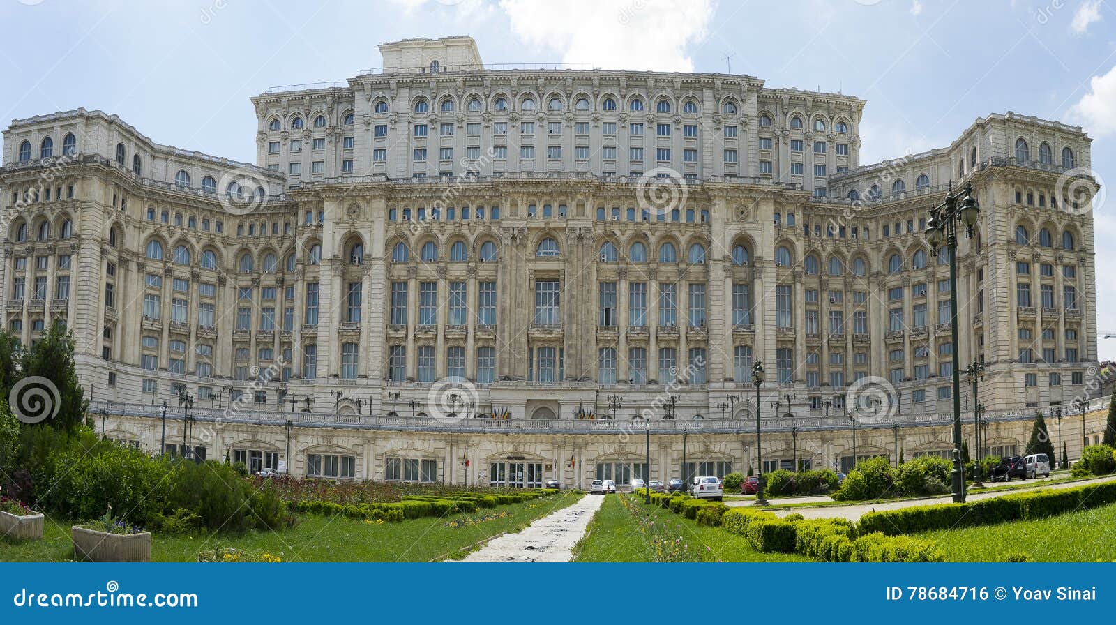 Parlaments-Palast Bukarest, Rumänien Stockfoto - Bild von rumänien ...