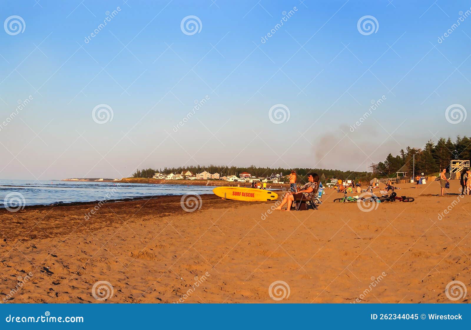 Parlee beach shediac editorial image. Image of relaxing - 262344045