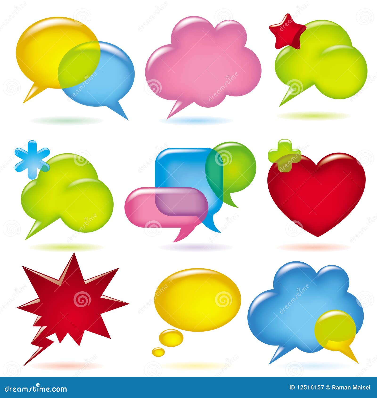 Parlez les bulles illustration de vecteur. Illustration du communiquez ...