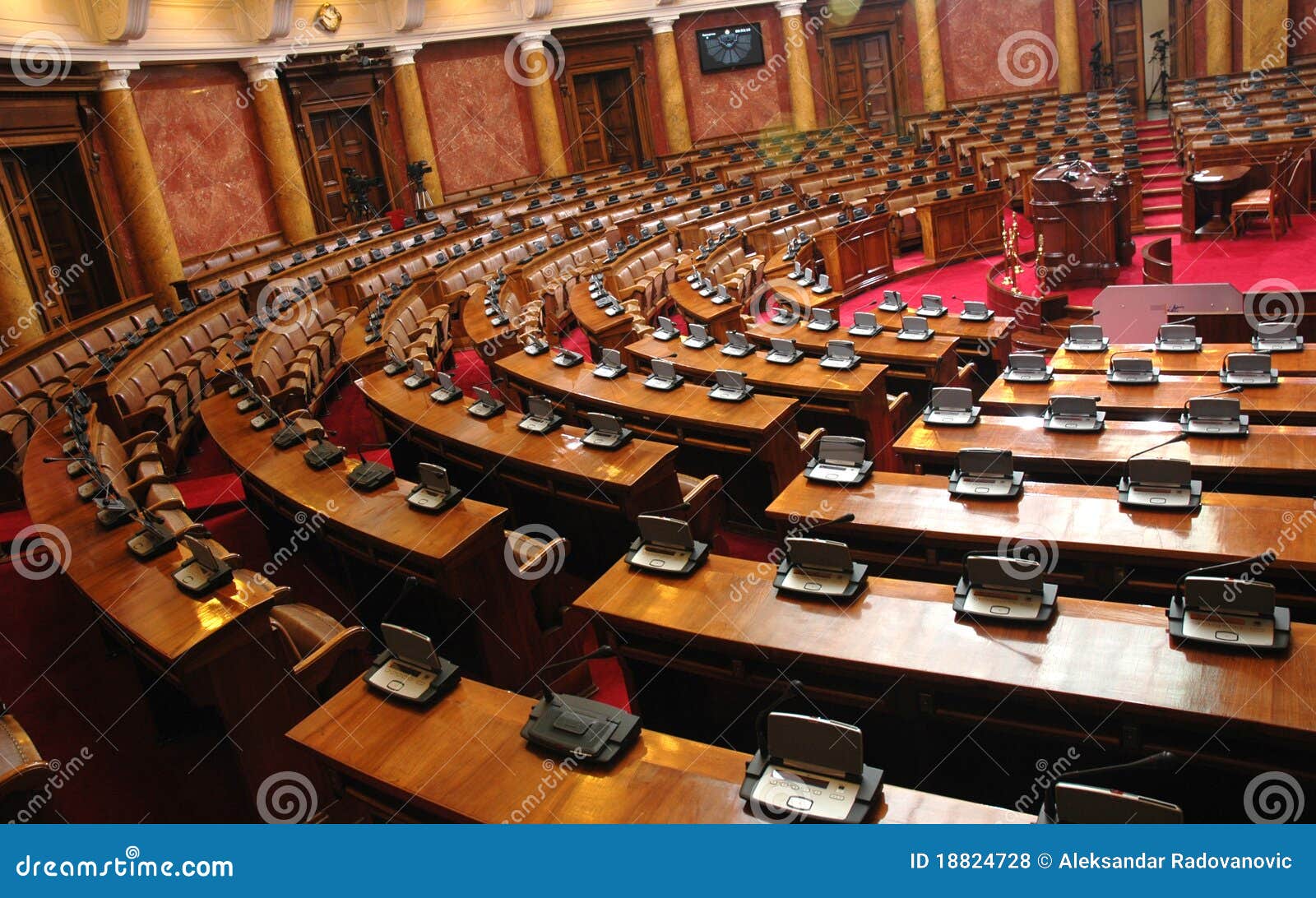 Parliament stock photo. Image of tool, microphone, interior - 18824728