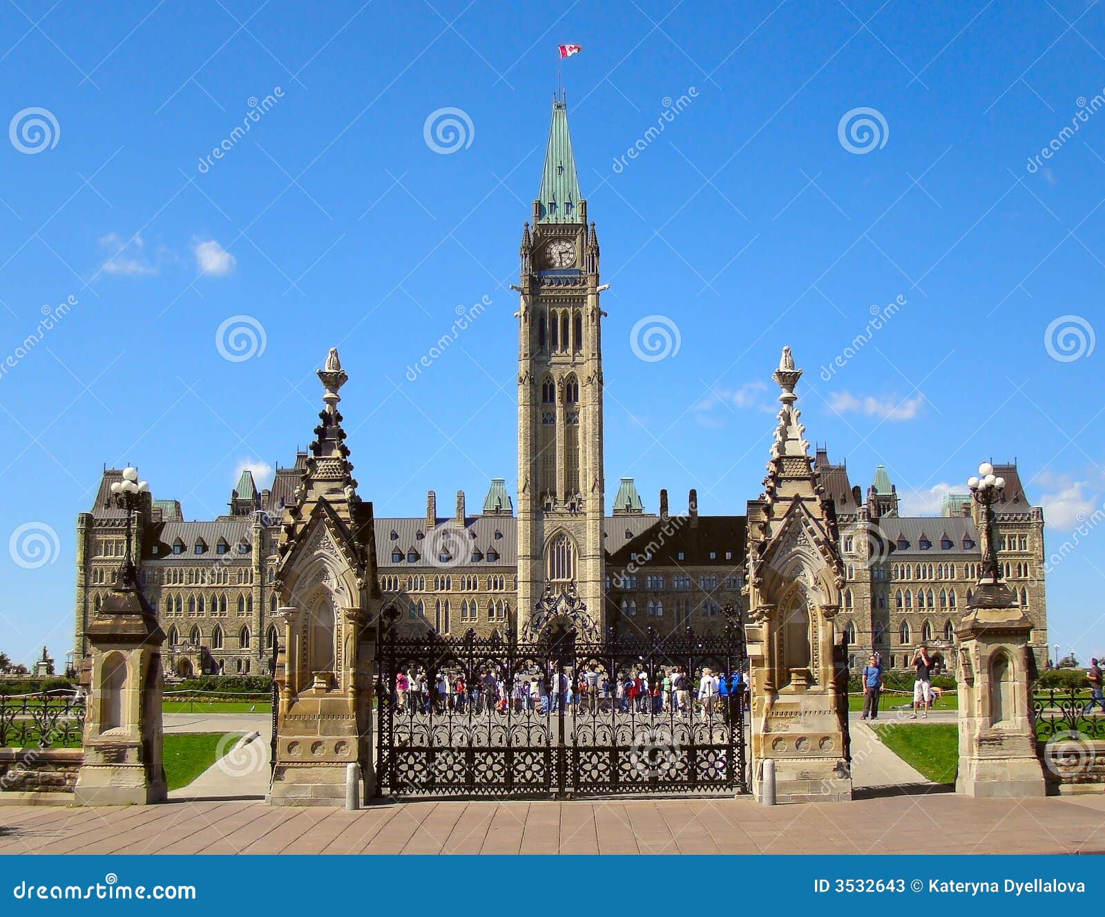 Parliament Building stock image. Image of exit, ottawa - 3532643