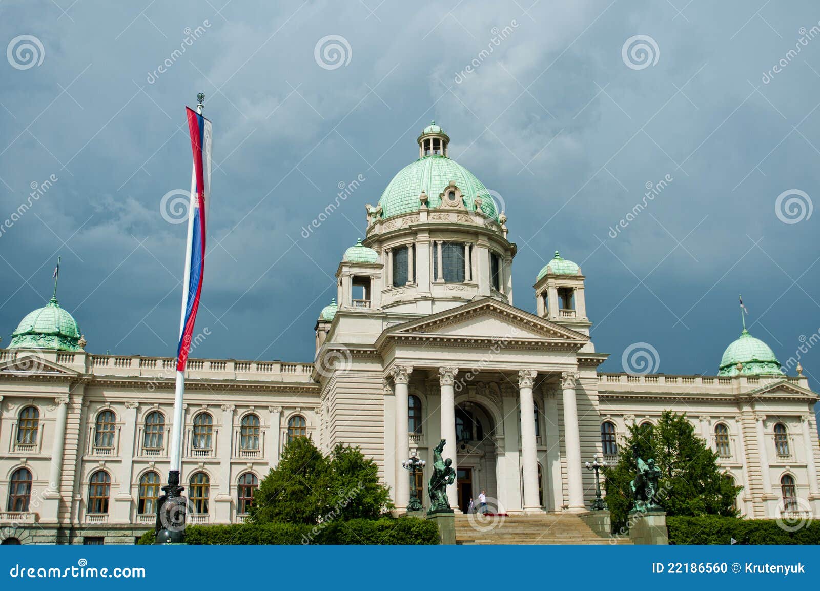 Parliament Building in Belgrade, Serbia Editorial Image - Image of ...