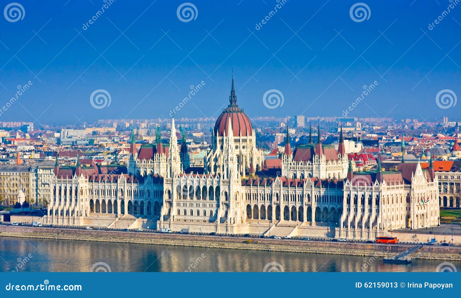 Parliament Building in Budapest, Hungary Stock Image - Image of ...