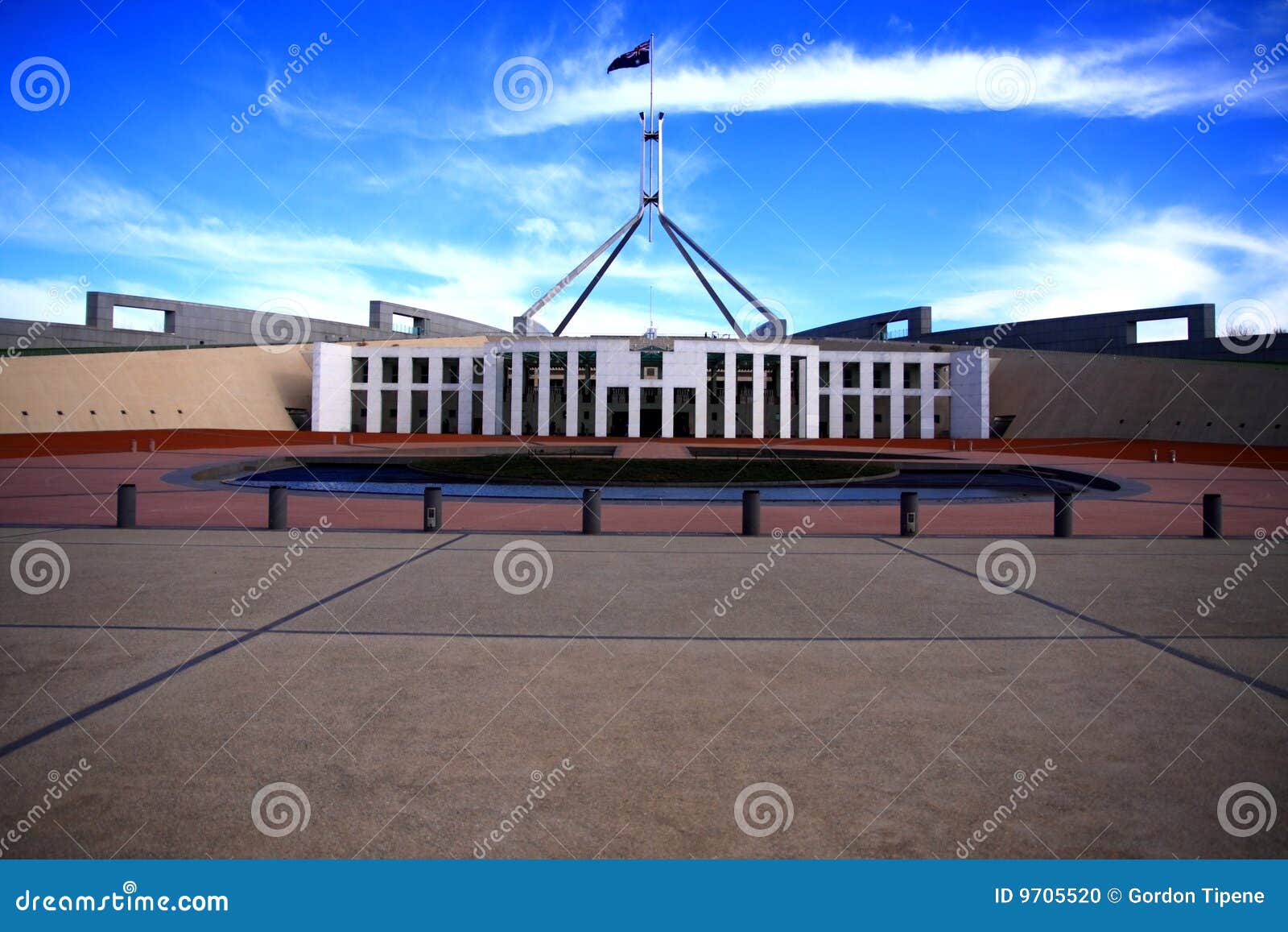 Parliament Building, Canberra, Australia Stock Photo - Image of power ...