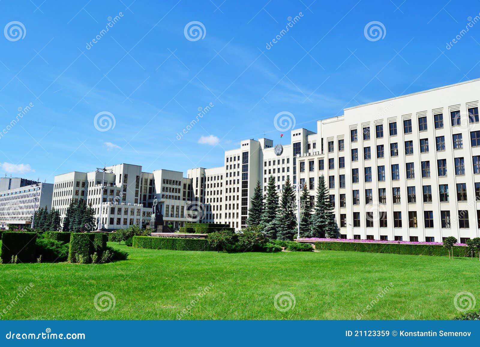 Parliament Building in Minsk. Belarus Stock Image - Image of ...