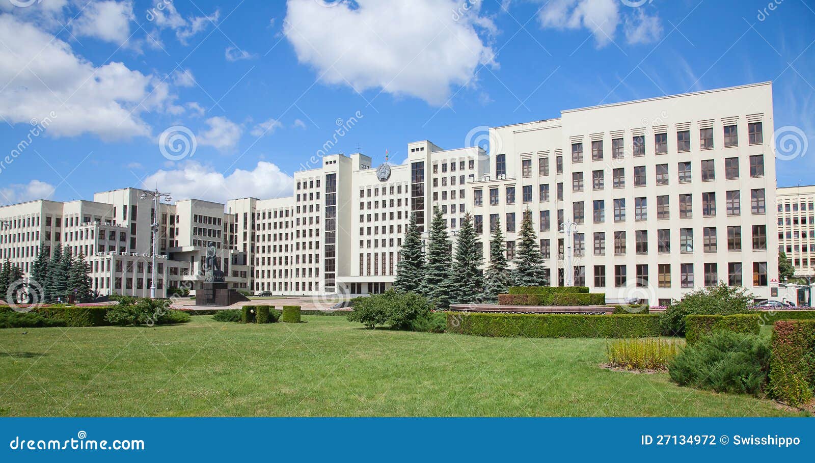 Parliament Building in Minsk. Belarus Stock Photo - Image of monument ...