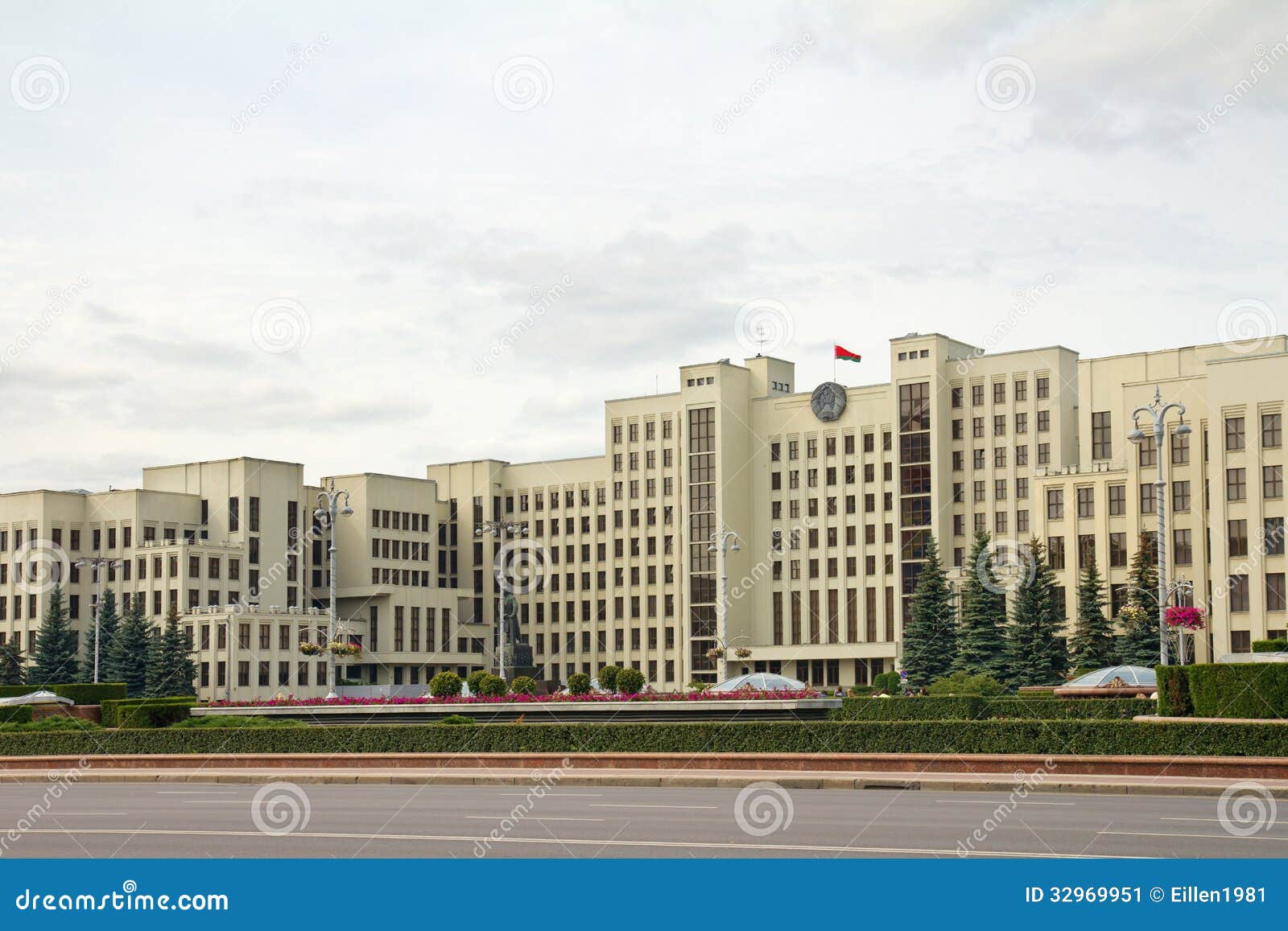 Parliament Building in Minsk. Belarus Stock Image - Image of ...