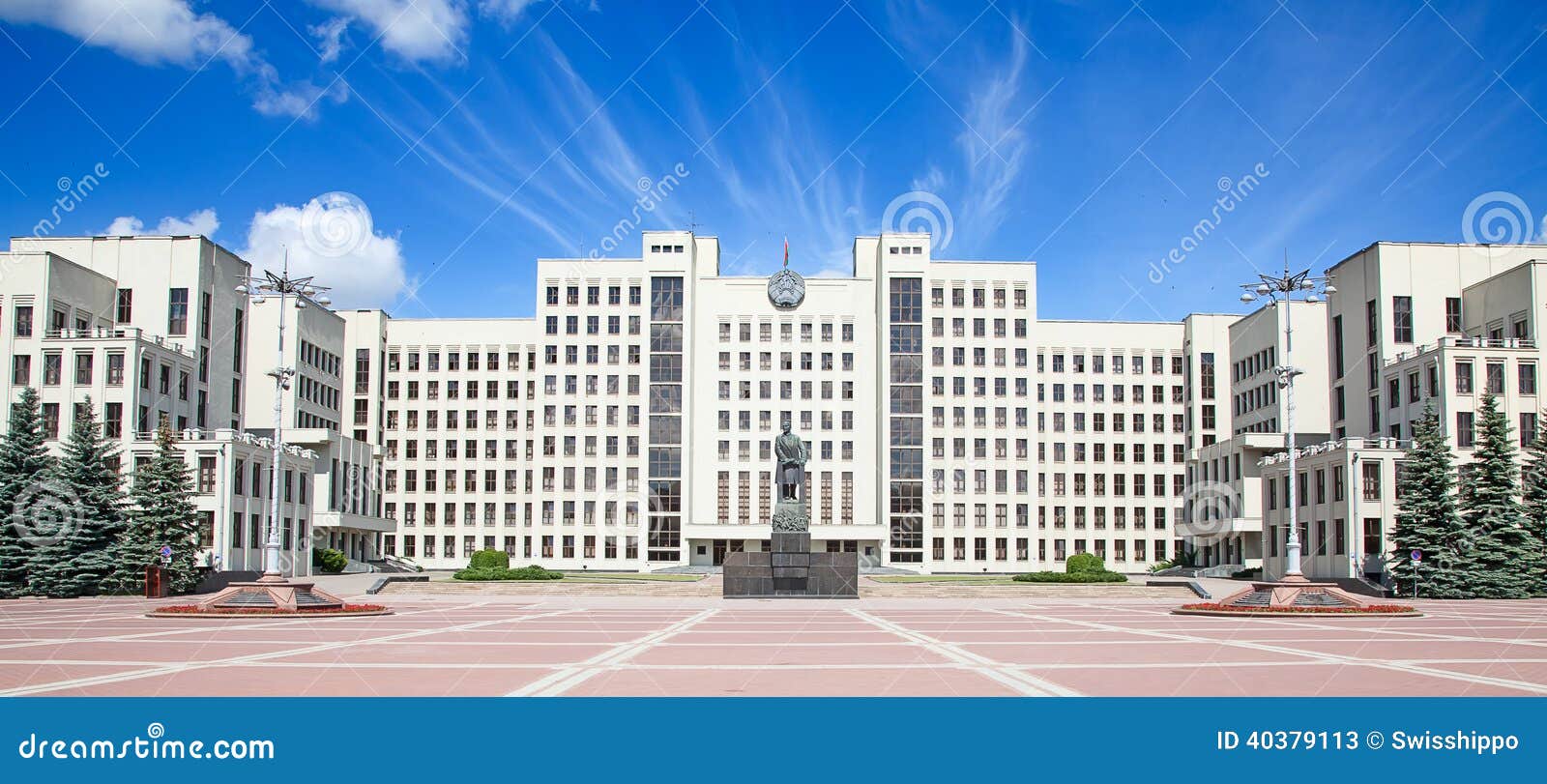 Parliament Building in Minsk. Belarus Stock Image - Image of landmark ...