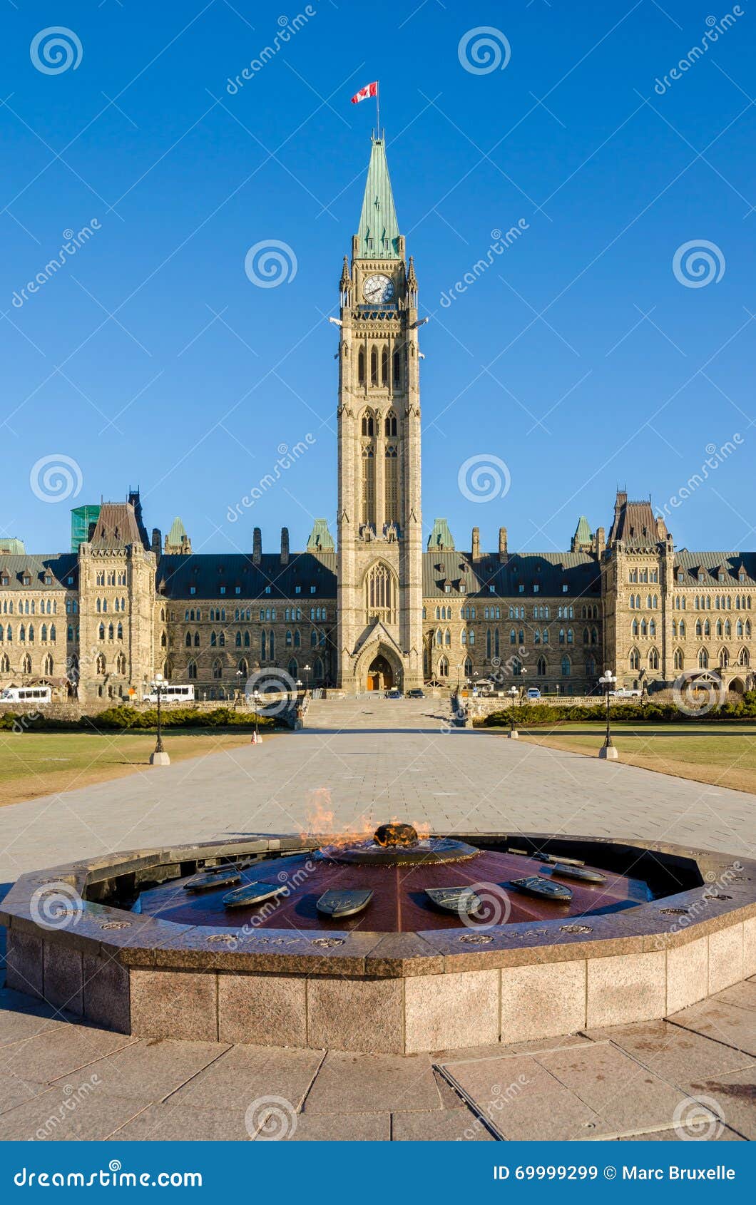 Parliament Building in Ottawa, Canada Stock Image - Image of landmark ...