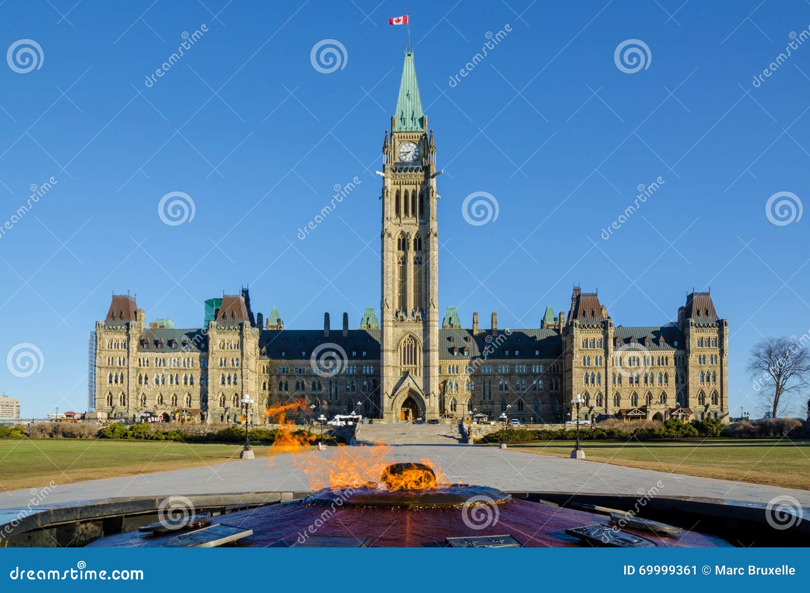 Parliament Building in Ottawa, Canada Stock Image - Image of elections ...