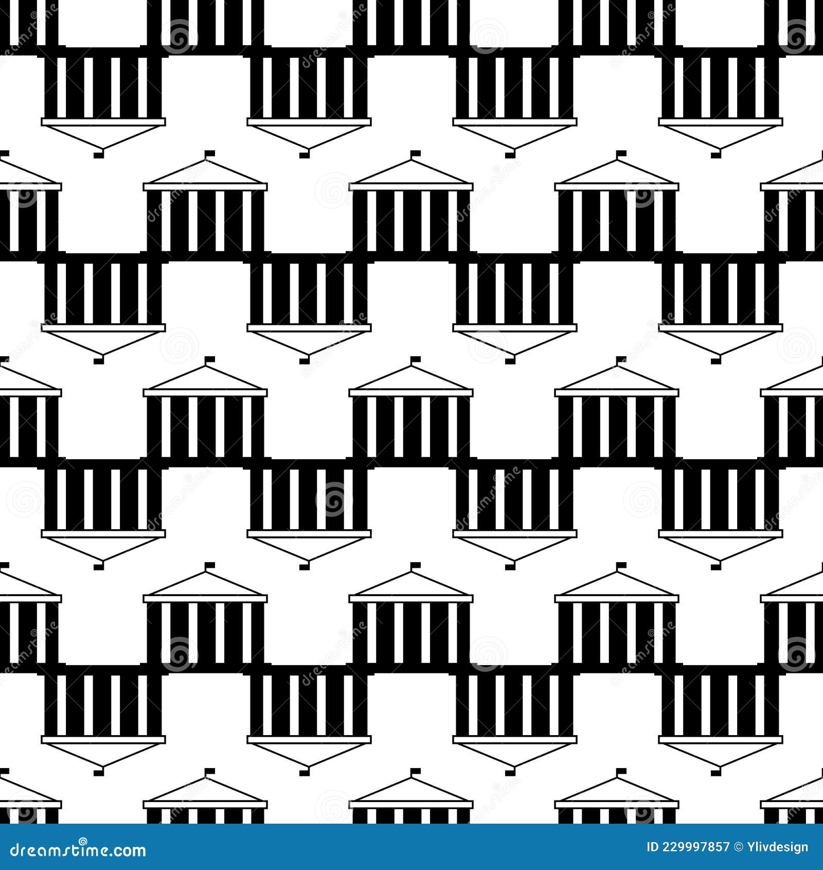 Parliament Building Pattern Seamless Vector Stock Vector - Illustration ...