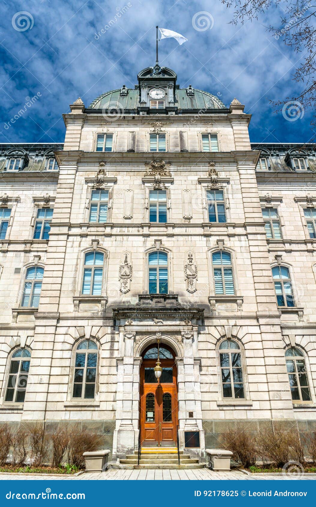 Parliament Building in Quebec City, Canada Stock Image - Image of ...