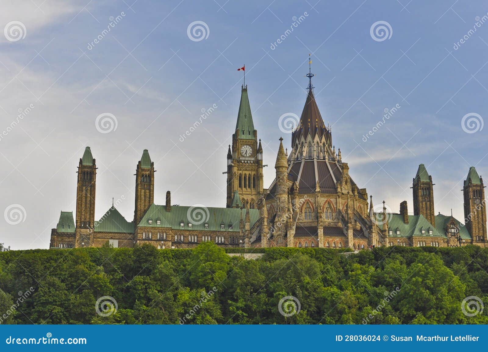 Parliament Buildings and Library, Ottawa, Canada Stock Photo - Image of ...