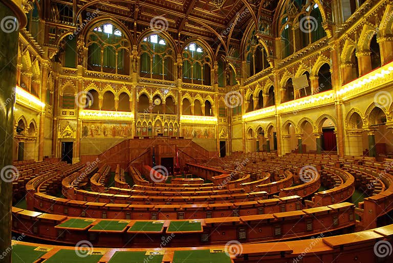 Parliament hall stock image. Image of carpet, desks, chairs - 10454615