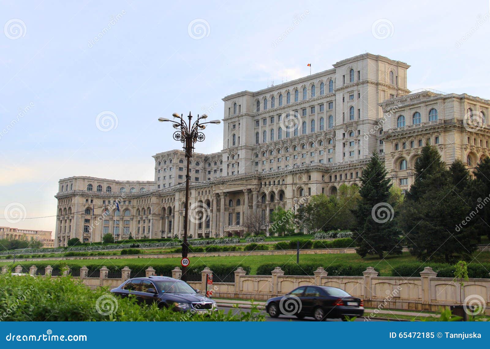 The Parliament House in Bucharest, Romania Editorial Image - Image of ...
