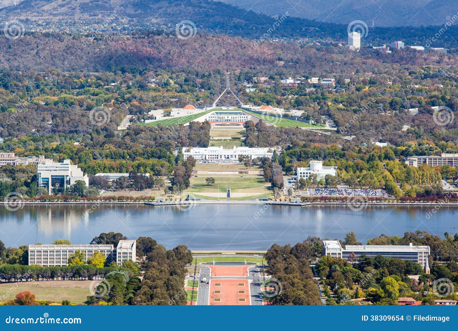 Parliament House in Canberra Stock Photo - Image of tree, canberra ...