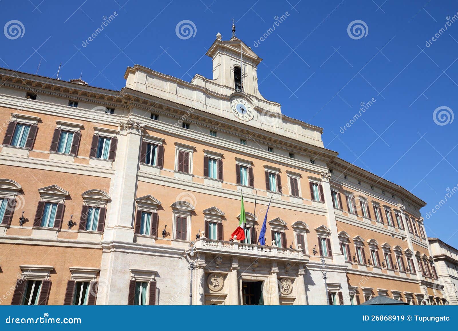 Parliament of Italy stock image. Image of roma, government - 26868919