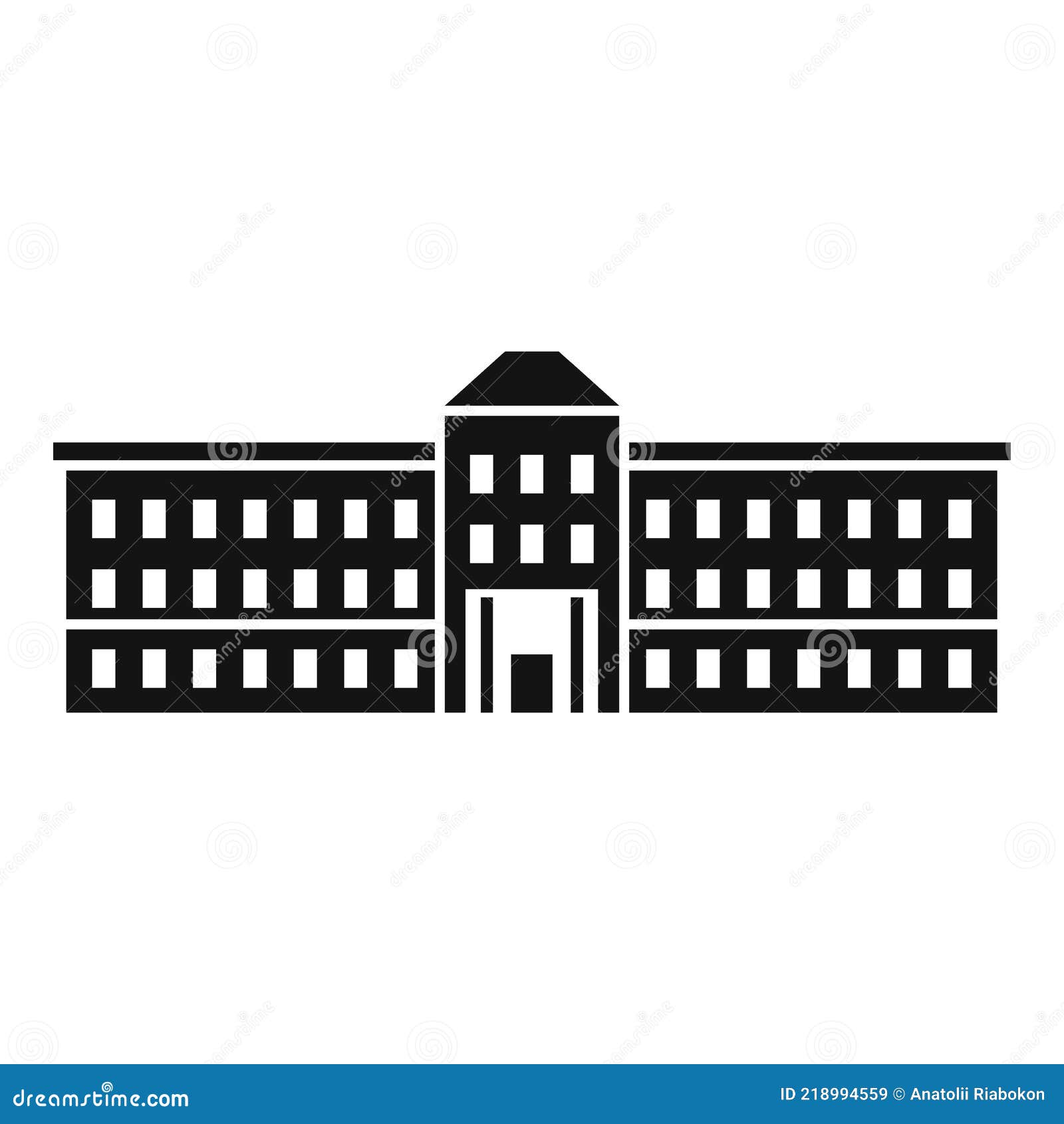 Parliament Landmark Icon, Simple Style Stock Vector - Illustration of ...