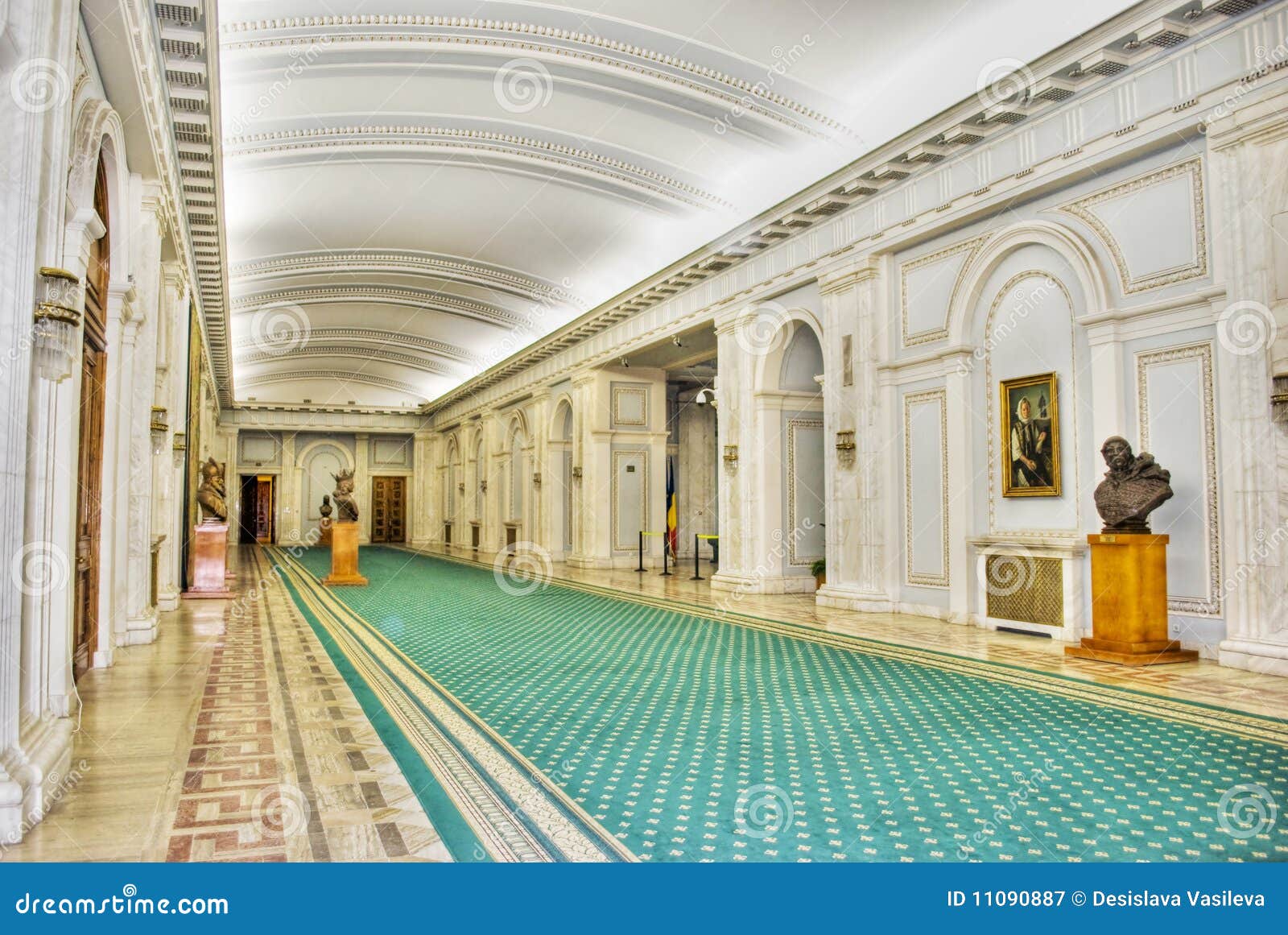 Pentagon Interior Hallway