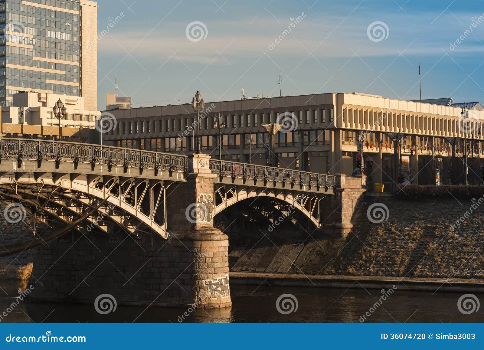 Parliament of the Republic of Lithuania Stock Photo - Image of neris ...