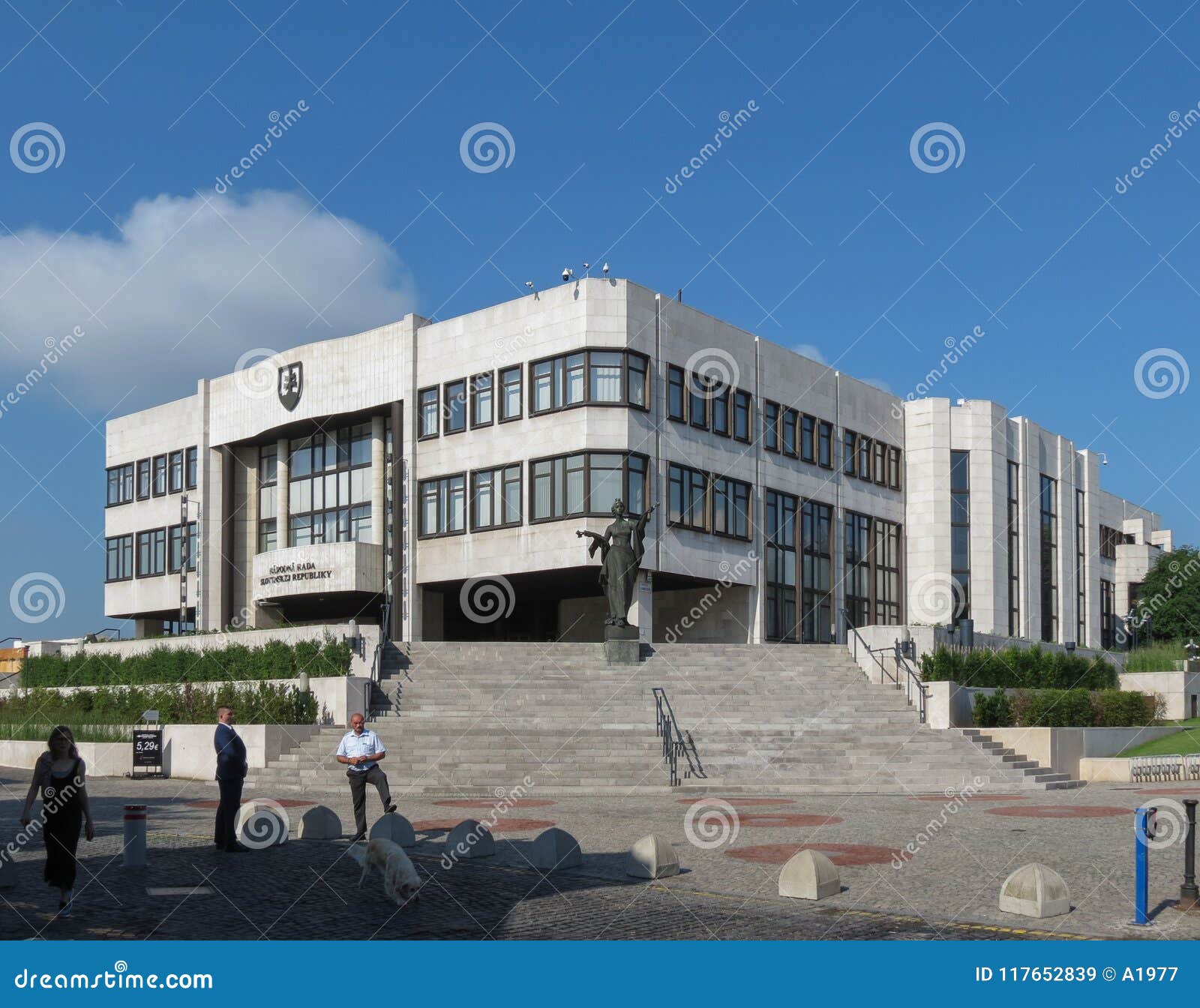 Parliament of Slovakia in Bratislava Editorial Stock Image - Image of ...