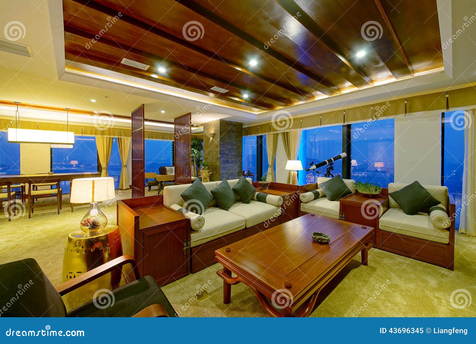 Parlor stock image. Image of interior, suitable, enjoy - 43696345