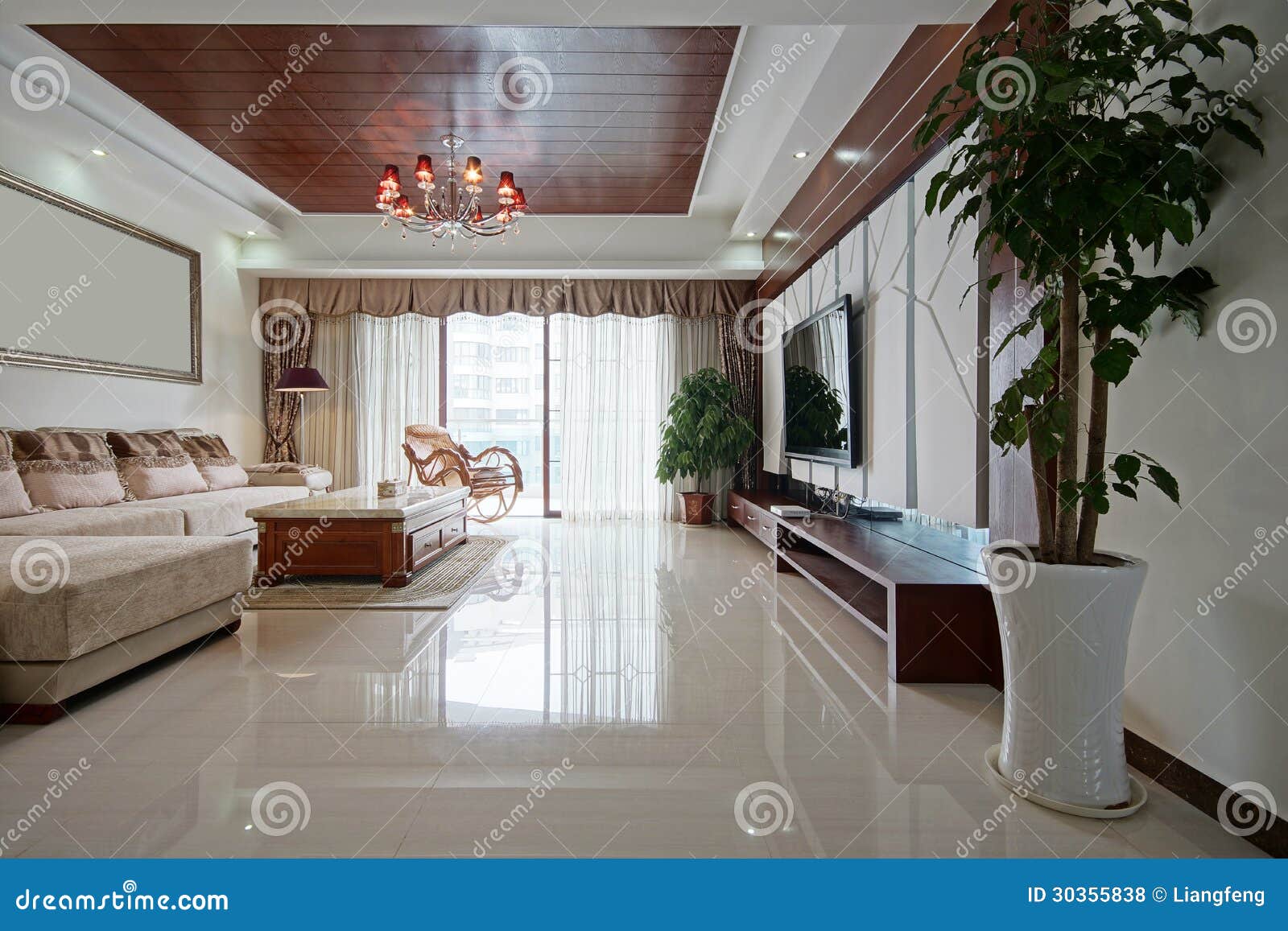 Parlor stock photo. Image of family, tile, modern, decoration - 30355838