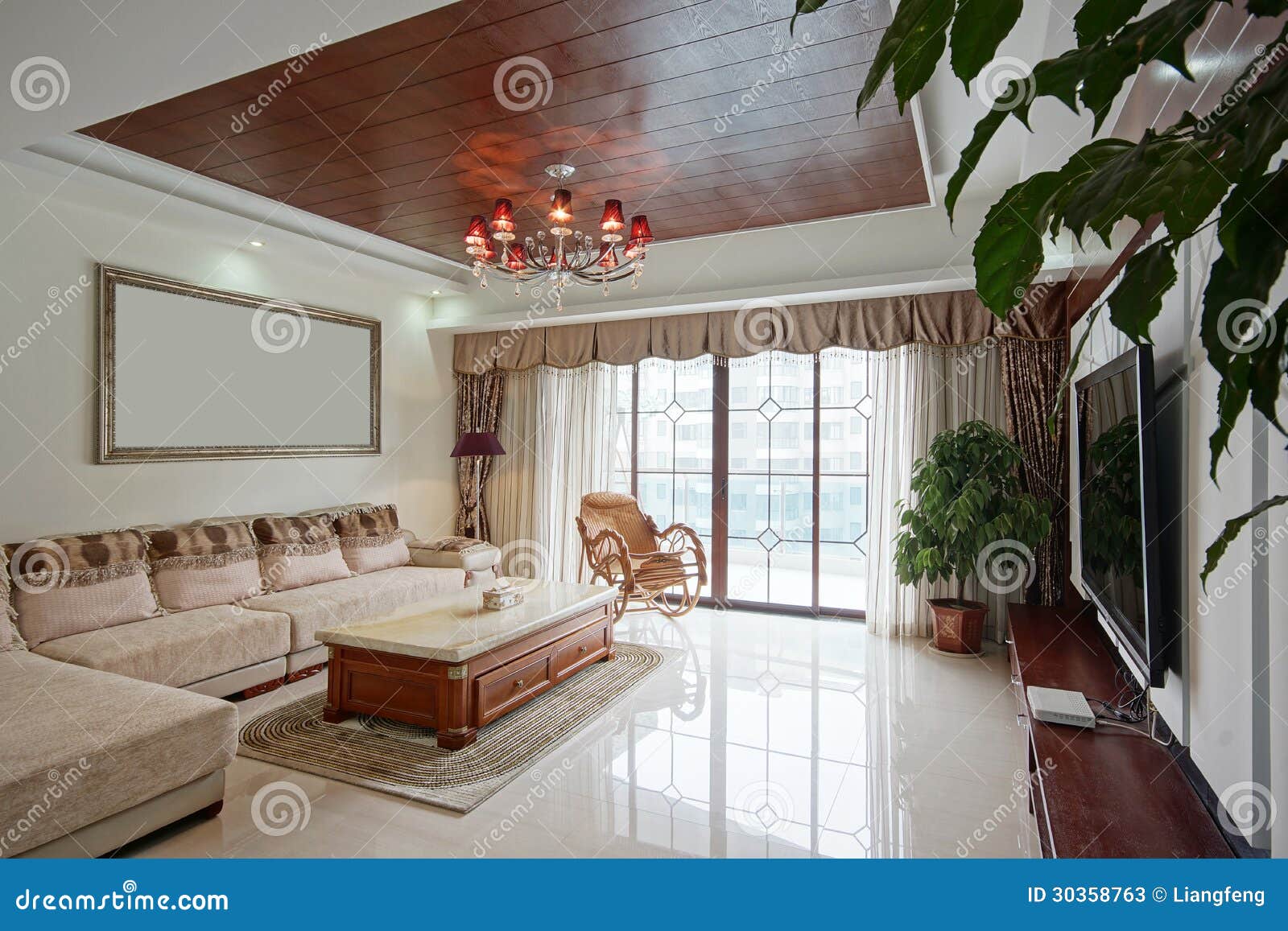 Parlor stock image. Image of parlor, modern, snug, living - 30358763